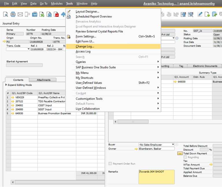 Sap Business One Audit Logs For Compliance And Auditing Avaniko Blogs